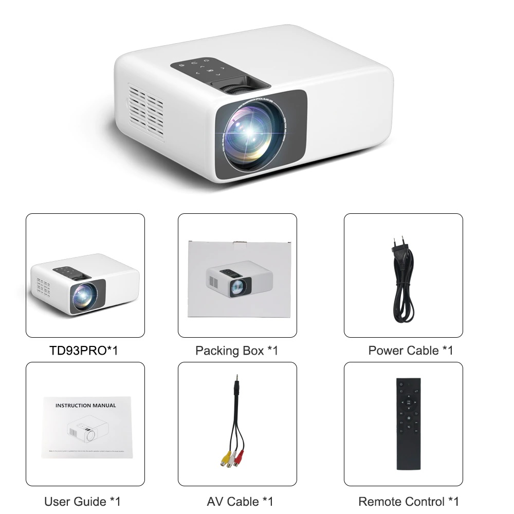AUN W2 Pro Android Smart Projector WiFi Bluetooth Android Apps